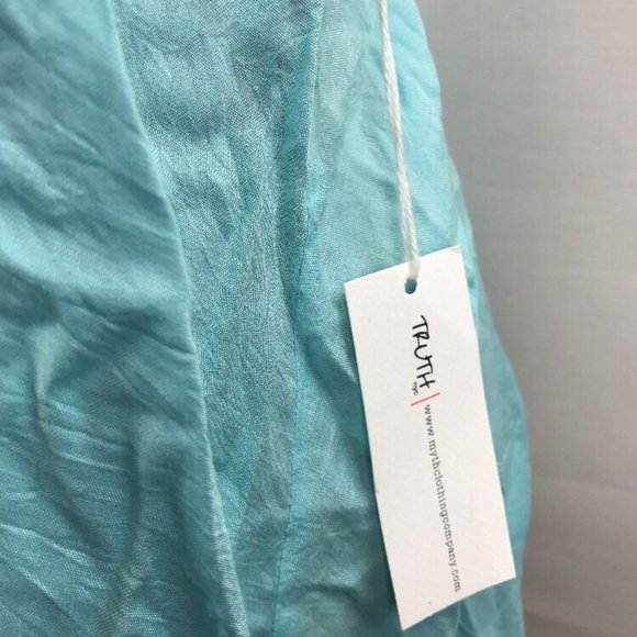 Truth NYC | Tops | Truth Nyc Tribal Print Blue Crinkle Tank Size L ...